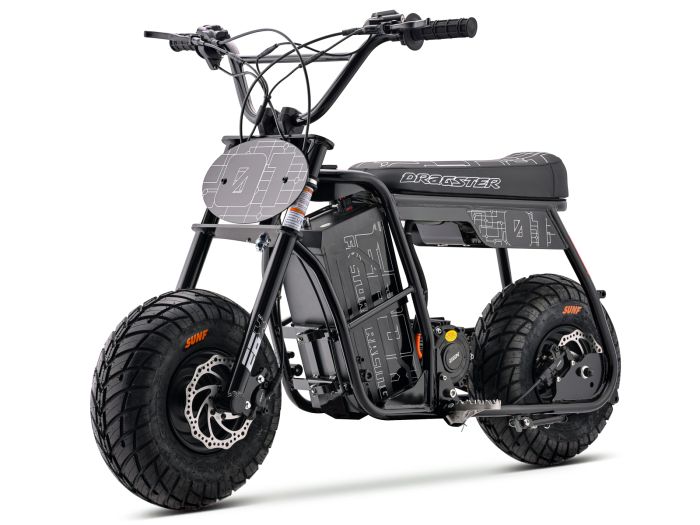 Electric pit bikes | DRAGSTER EBX 60 R BLACK (UK) | Dirt bikes for sale