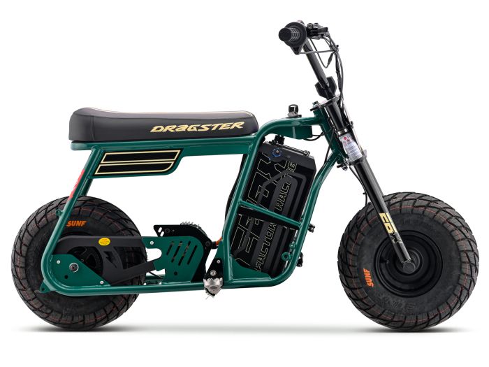 Electric pit bikes | DRAGSTER EBX 60 R GREEN | Dirt bikes for sale