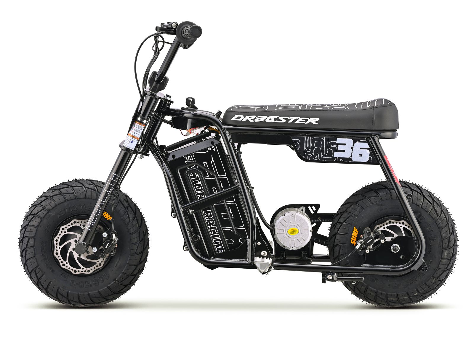 Electric pit bikes | Dragster - Black SM | Dirt bikes for sale