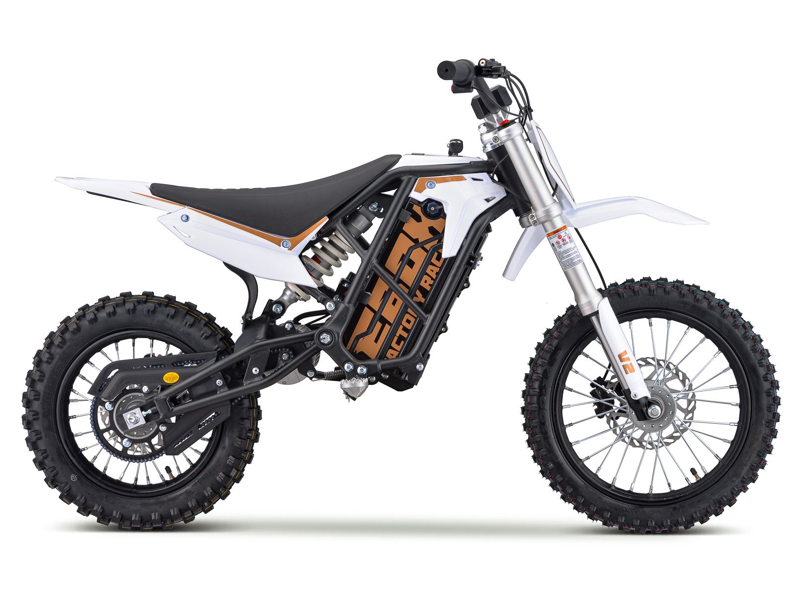 Electric pit bikes | EBOX V2 Graphics White | Dirt bikes for sale